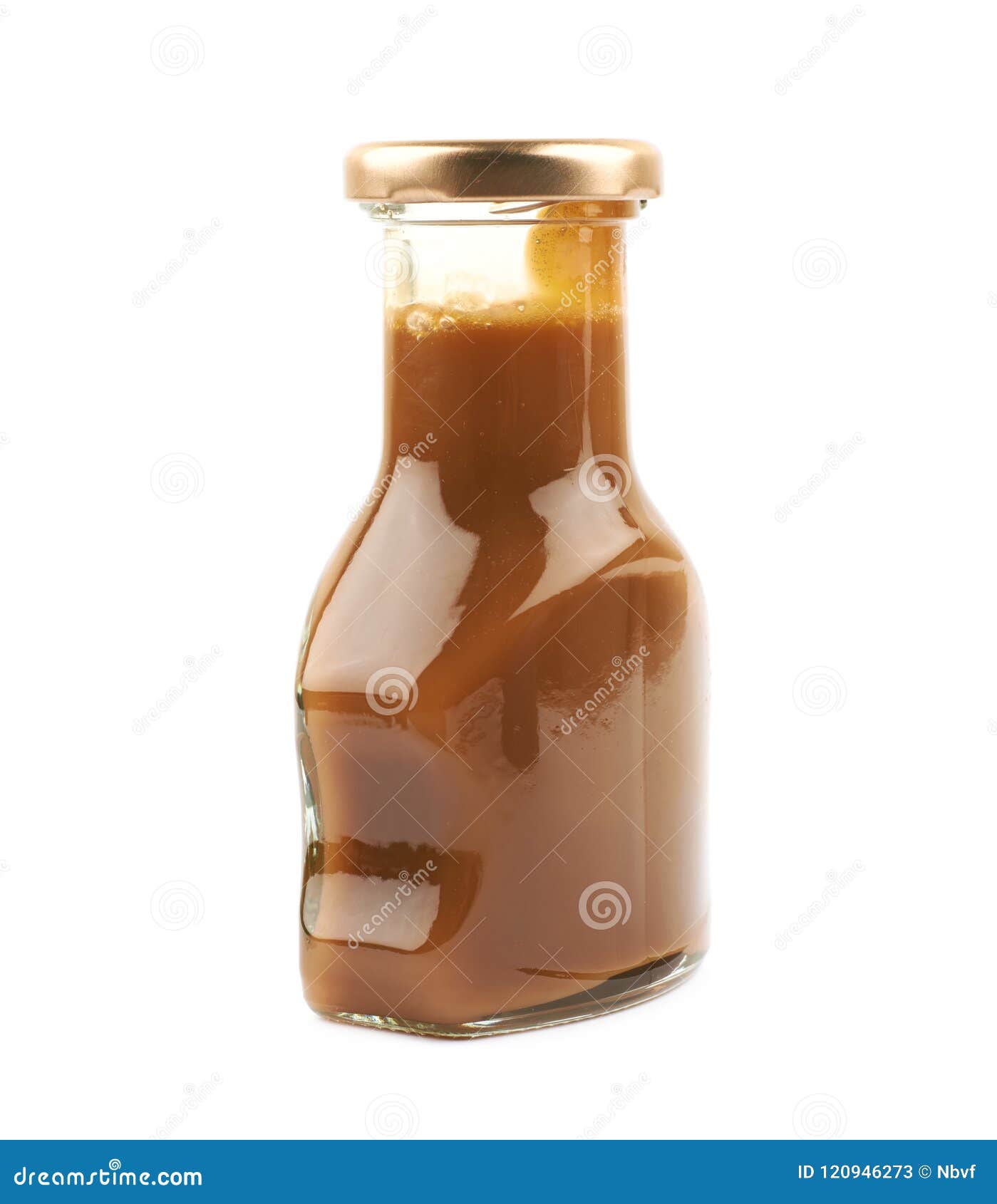 Botella De Salsa Del Caramelo Aislada Imagen de archivo - Imagen de ...