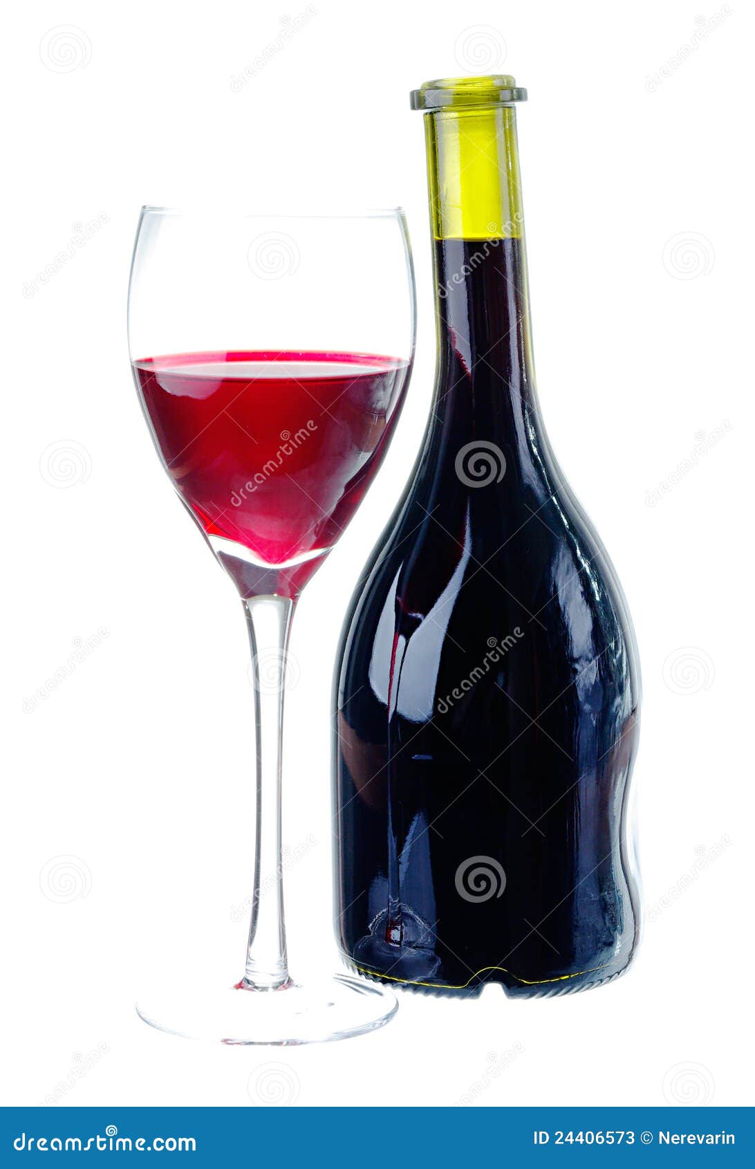 Botella de vino imagen de archivo. Imagen de elemento - 24406573