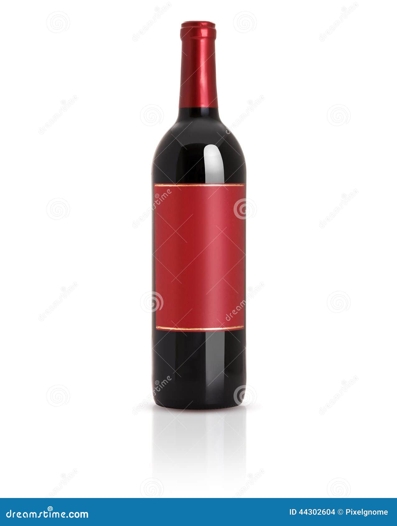 Botella De Vino Rojo Sellada Foto de archivo - Imagen de producto ...