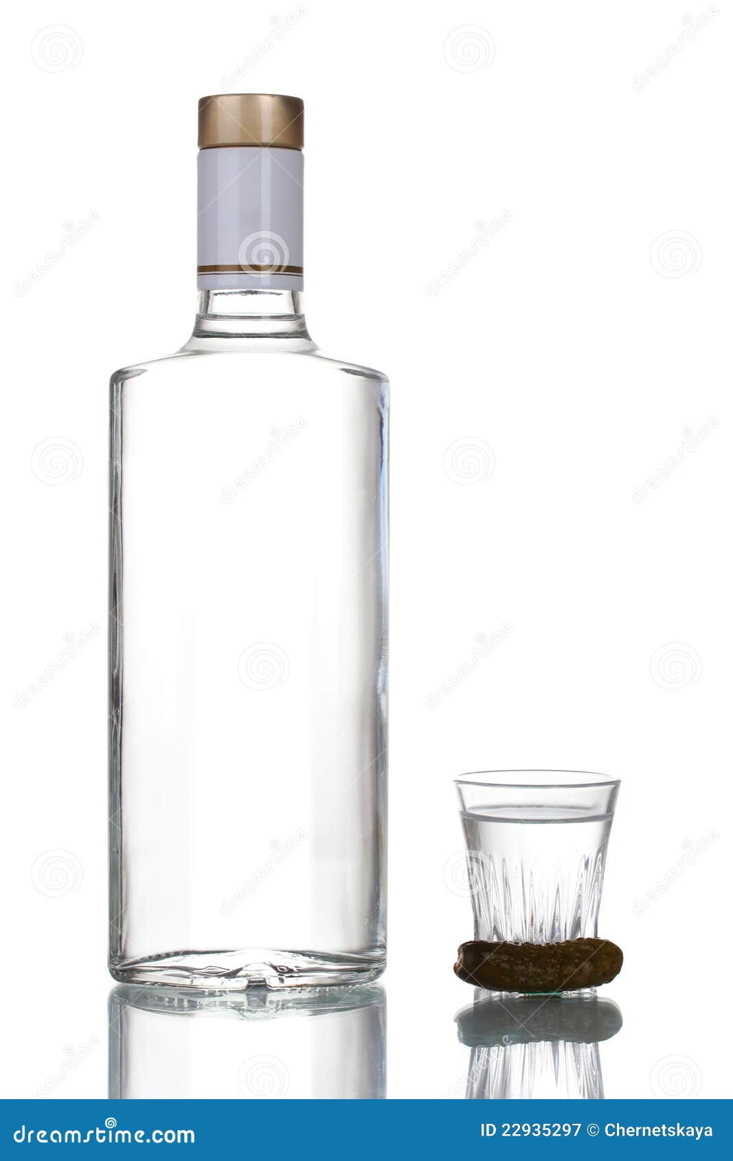 Botella de vodka imagen de archivo. Imagen de copa, hierba - 22935297