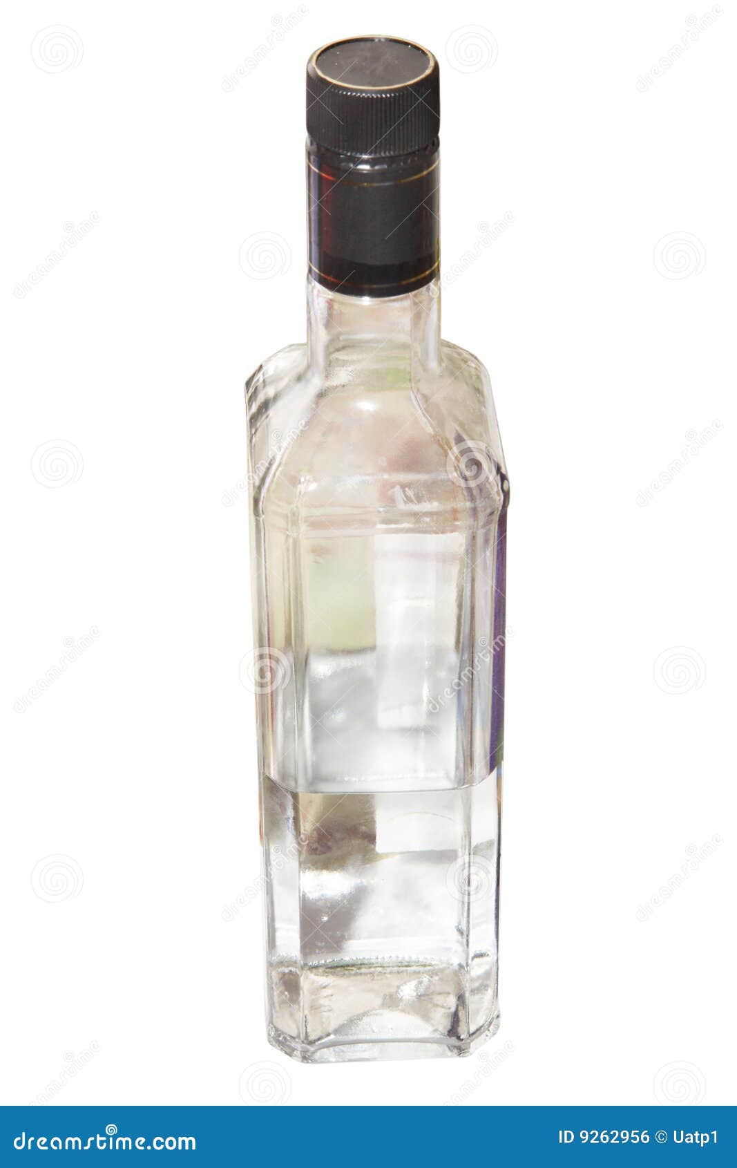 Botella de vodka foto de archivo. Imagen de licor, brandy - 9262956