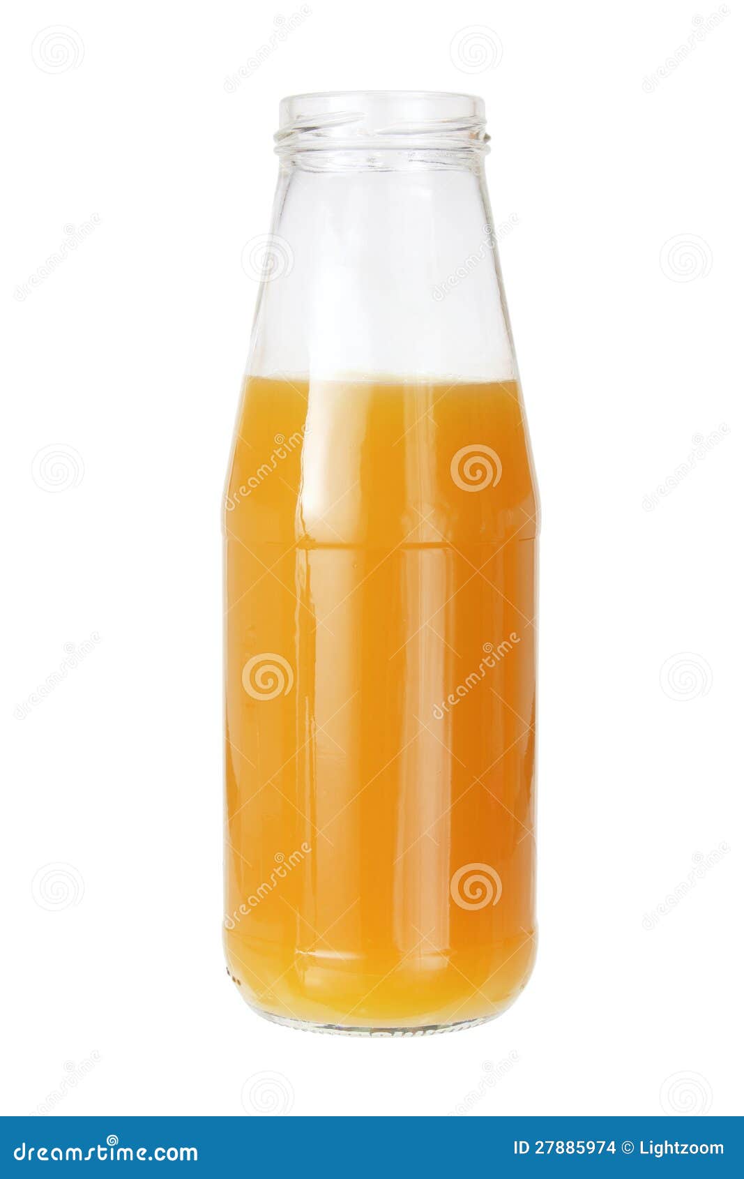 Botella de zumo de naranja foto de archivo. Imagen de blanco - 27885974