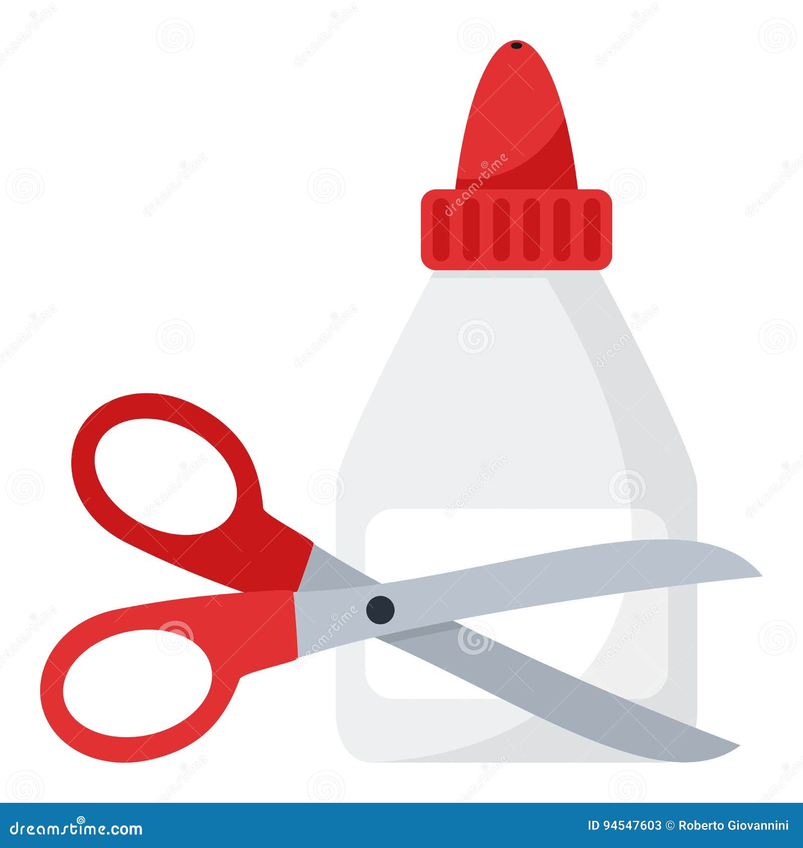 Botella Del Tubo Del Pegamento E Icono Plano De Las Tijeras Ilustración ... Botella Del Tubo Del Pegamento E Icono Plano De Las Tijeras Ilustración ...