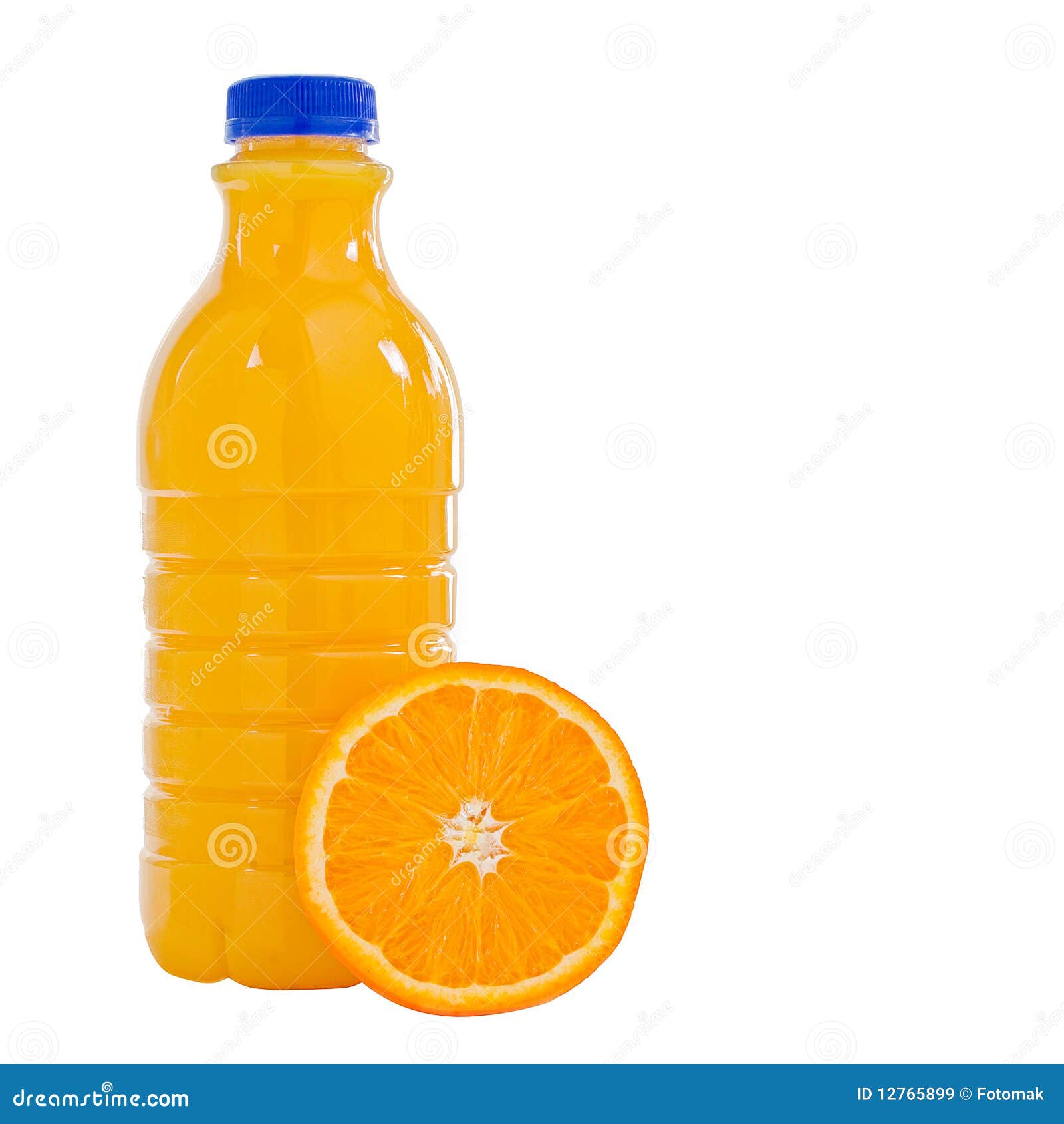 Botella Del Zumo De Naranja Imagen de archivo - Imagen de medio, fondo ...