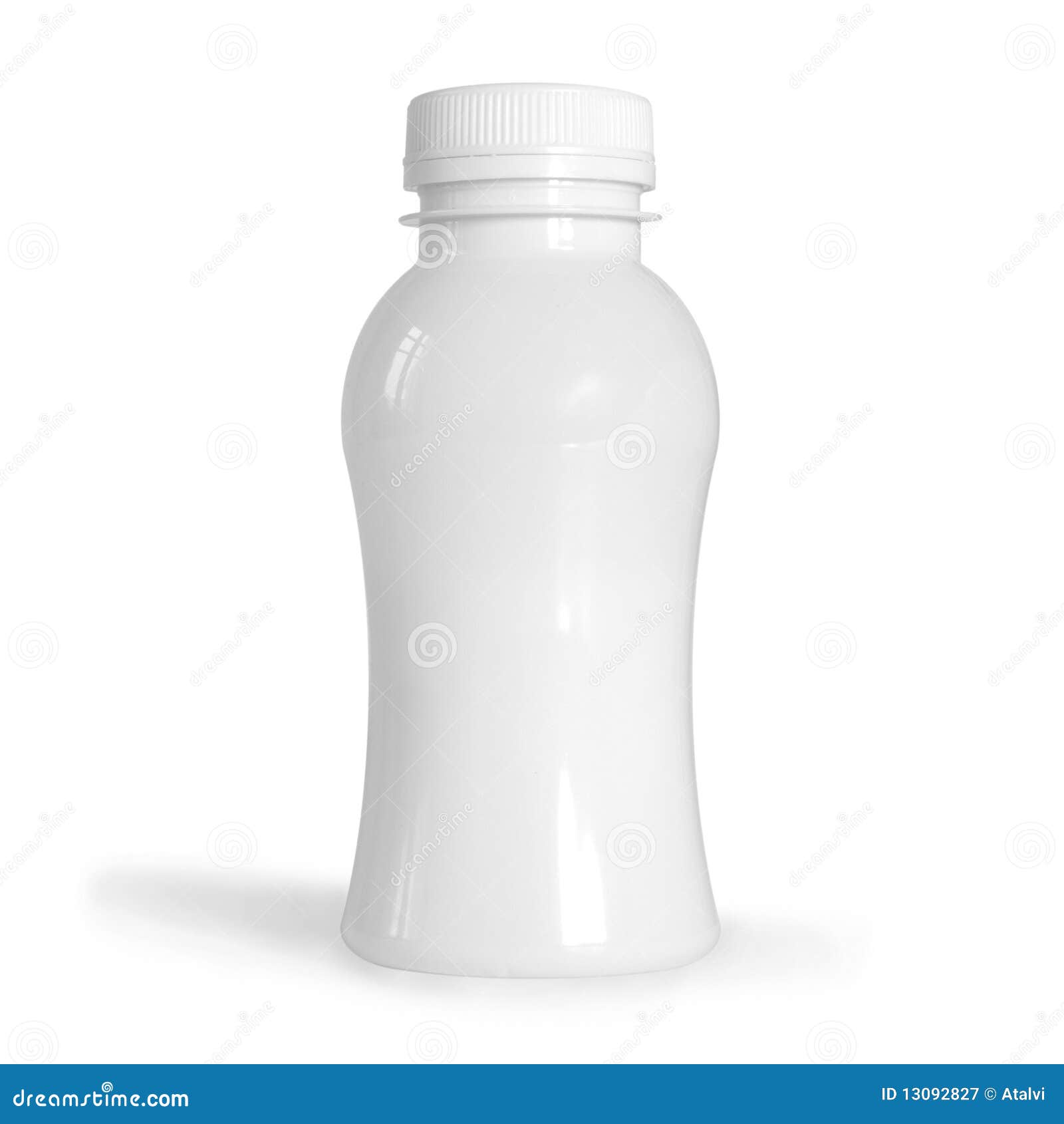 Botella plástica blanca imagen de archivo. Imagen de objeto - 13092827