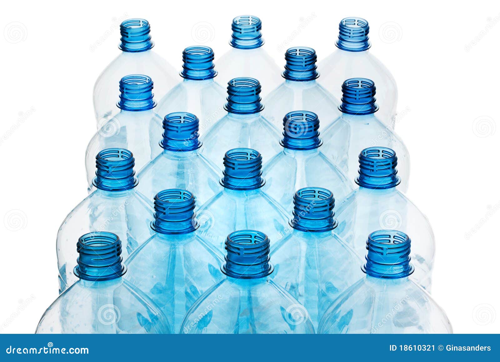 Botella Plástica. Botellas Plásticas Vacías Imagen de archivo - Imagen ...