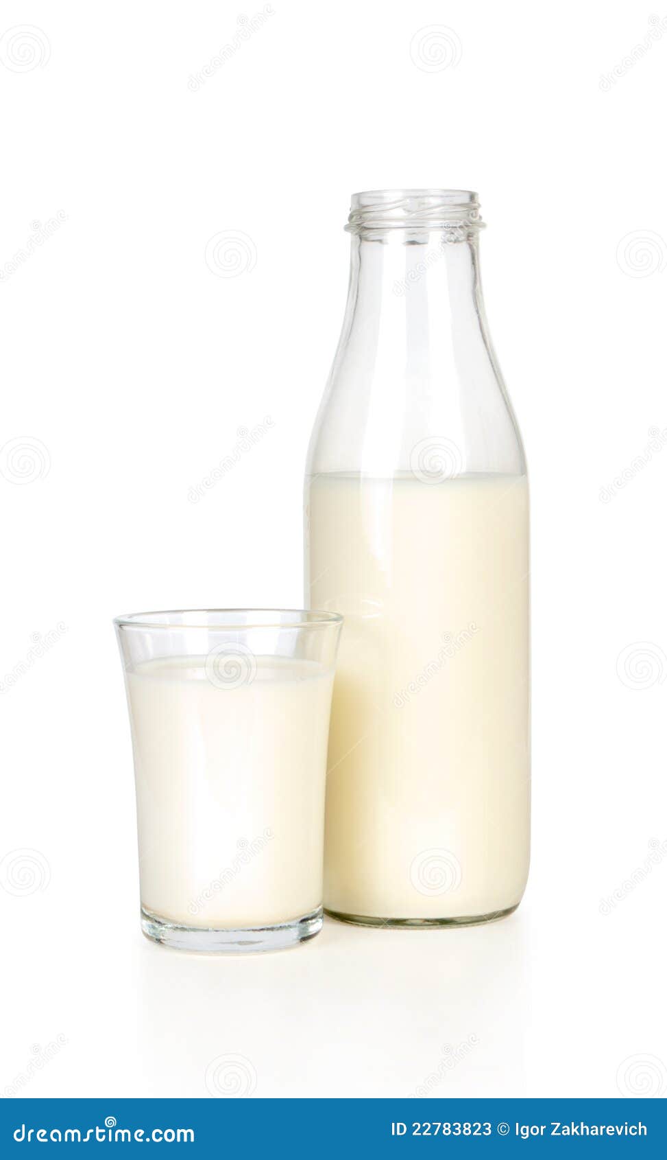 Botella y vidrio de leche imagen de archivo. Imagen de gordo - 22783823