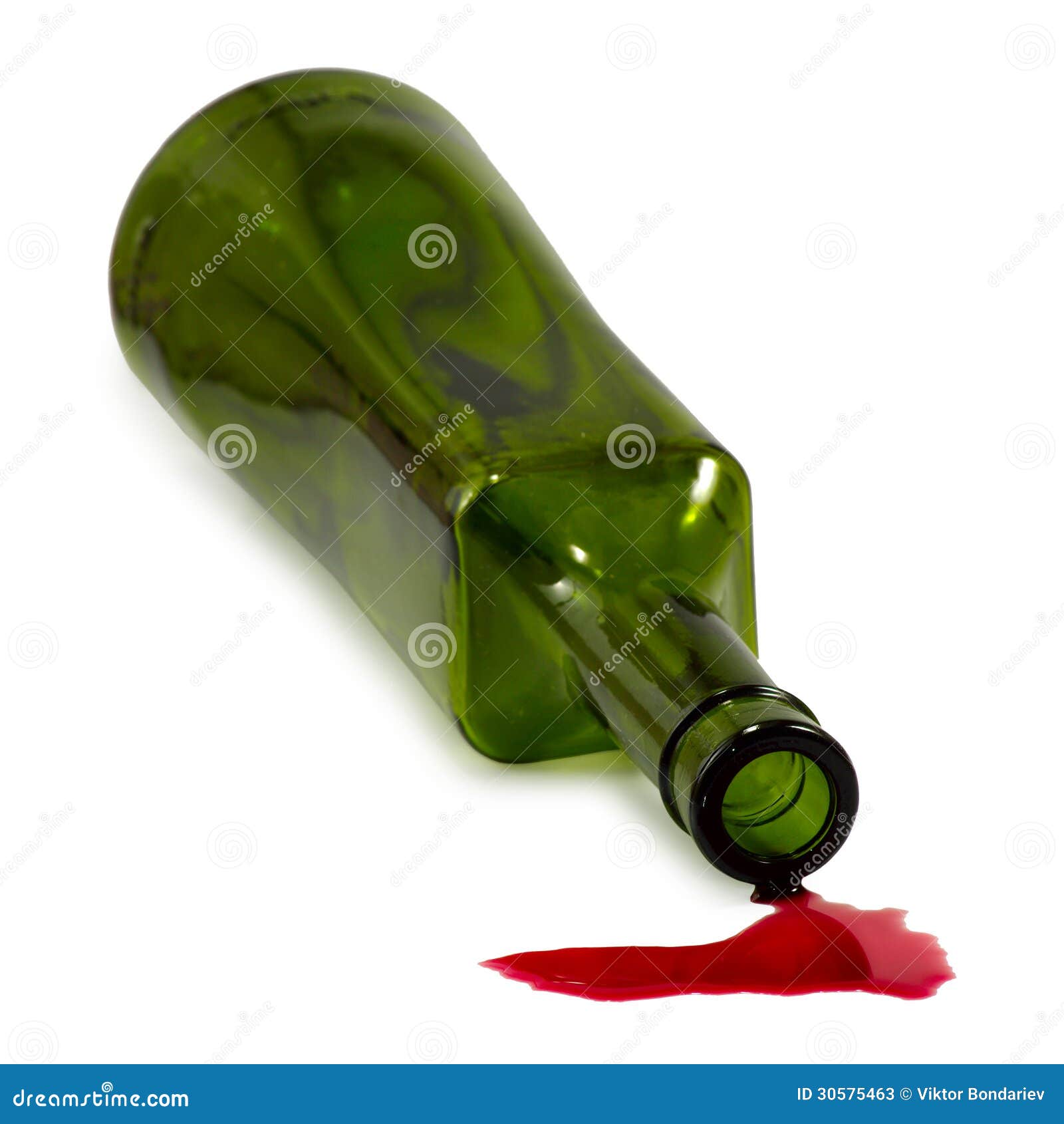 Botella y vino derramado imagen de archivo. Imagen de saludo - 30575463