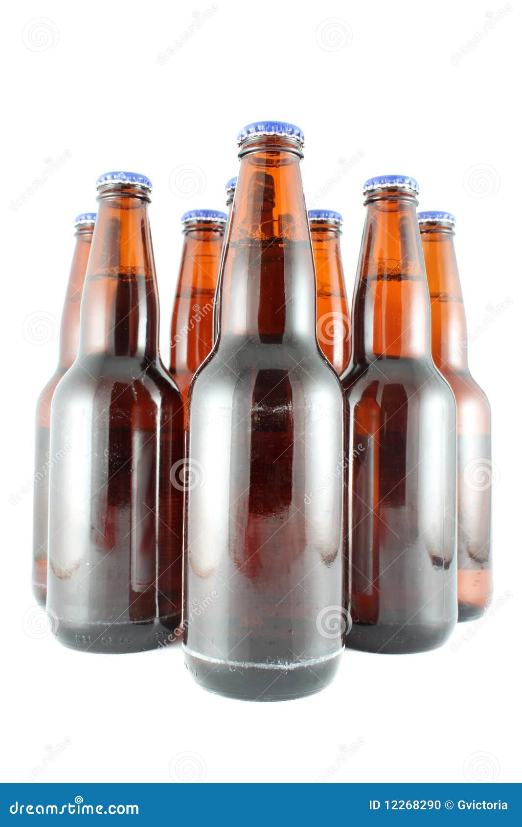 Botellas de cerveza foto de archivo. Imagen de botella - 12268290