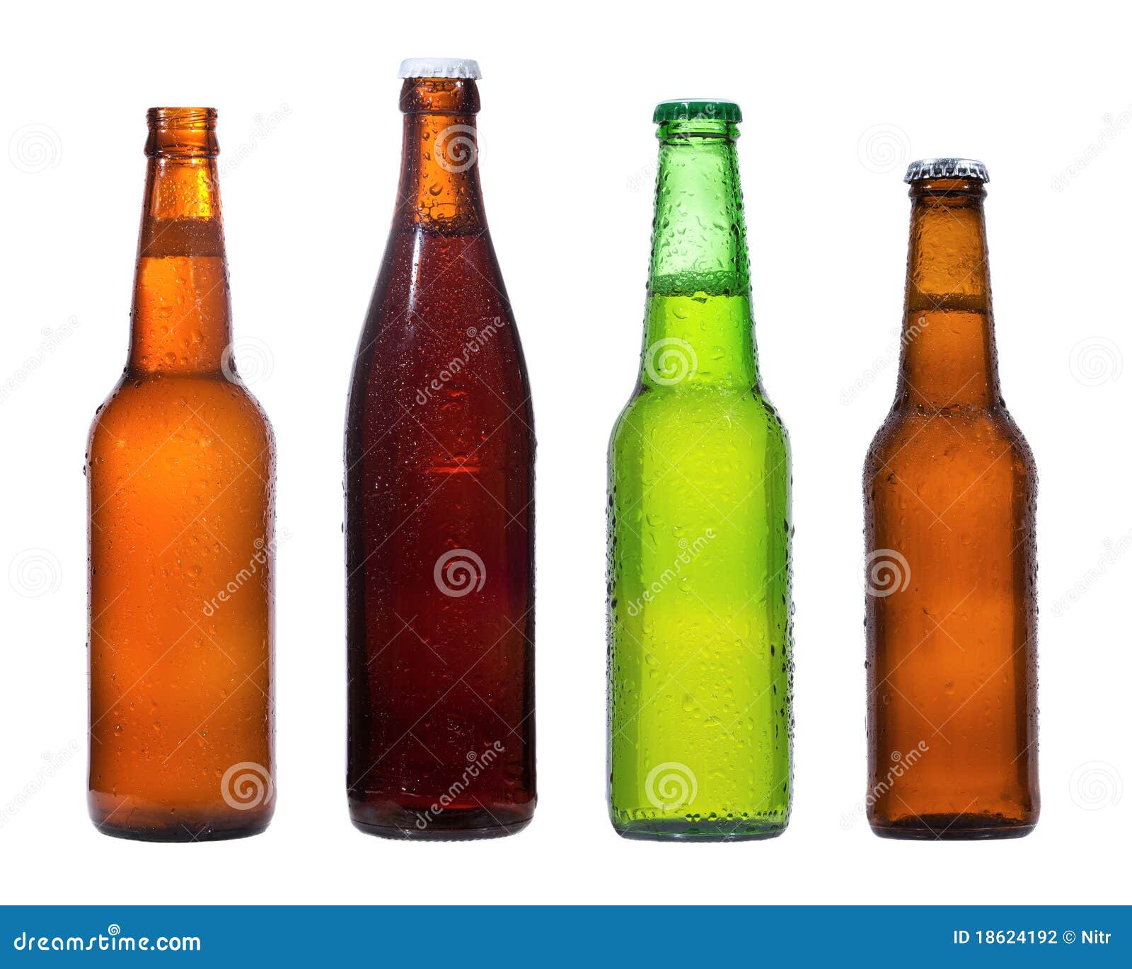 Botellas de cerveza foto de archivo. Imagen de alcohol - 18624192