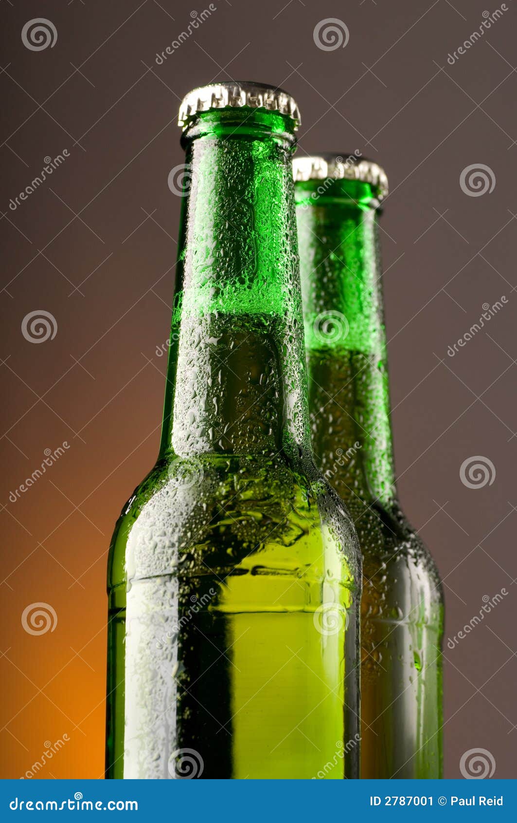 Botellas de cerveza imagen de archivo. Imagen de fresco - 2787001