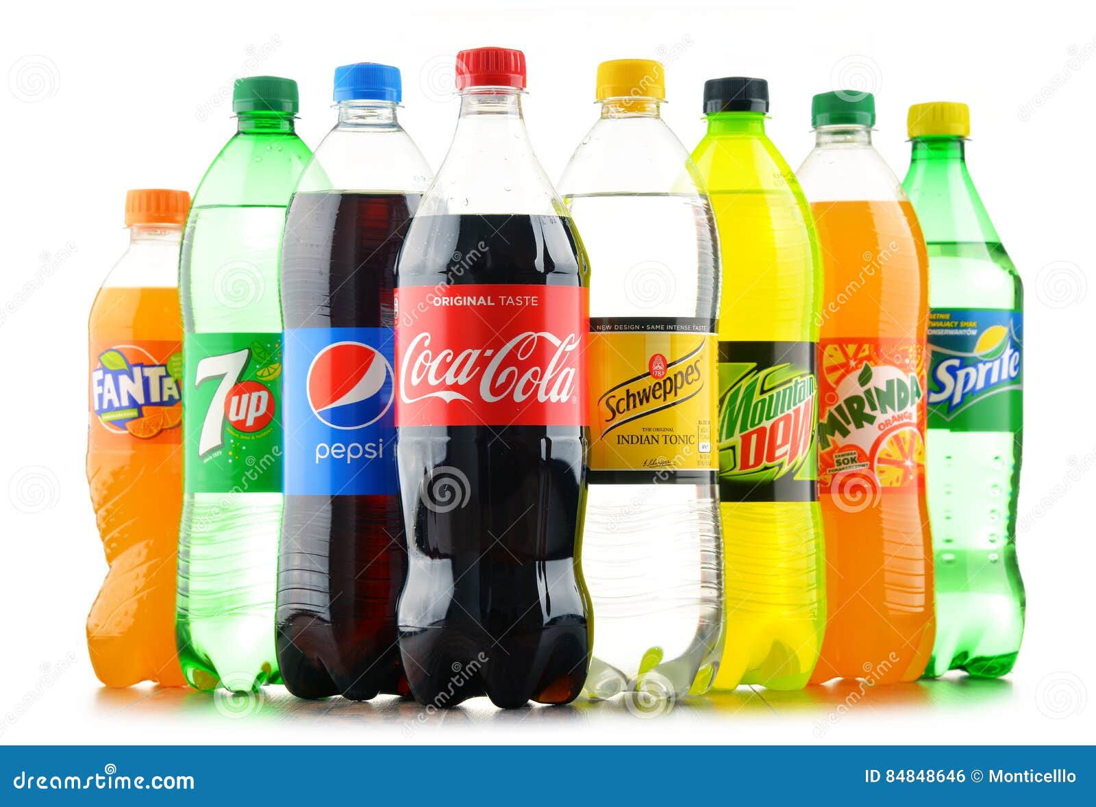 Botellas De Refrescos Globales Clasificados Foto editorial - Imagen de ...