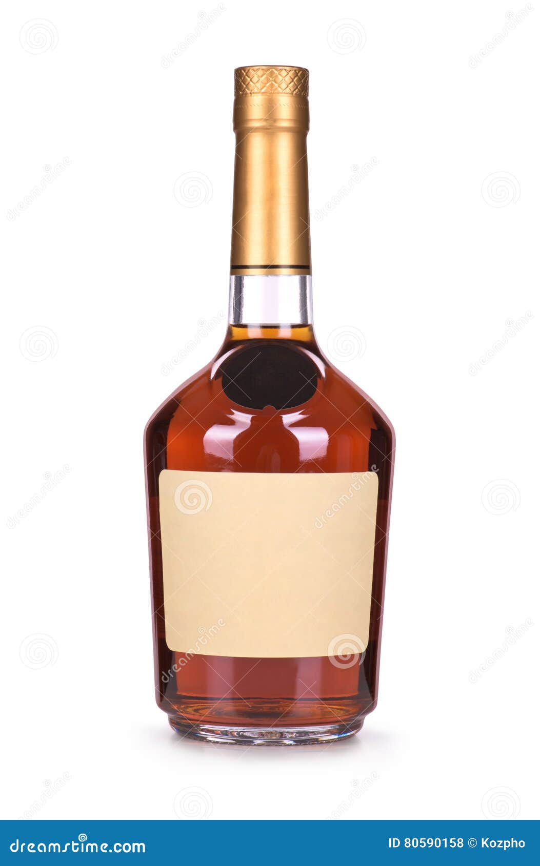 Botellas Del Brandy Aisladas En Blanco Foto de archivo - Imagen de ...