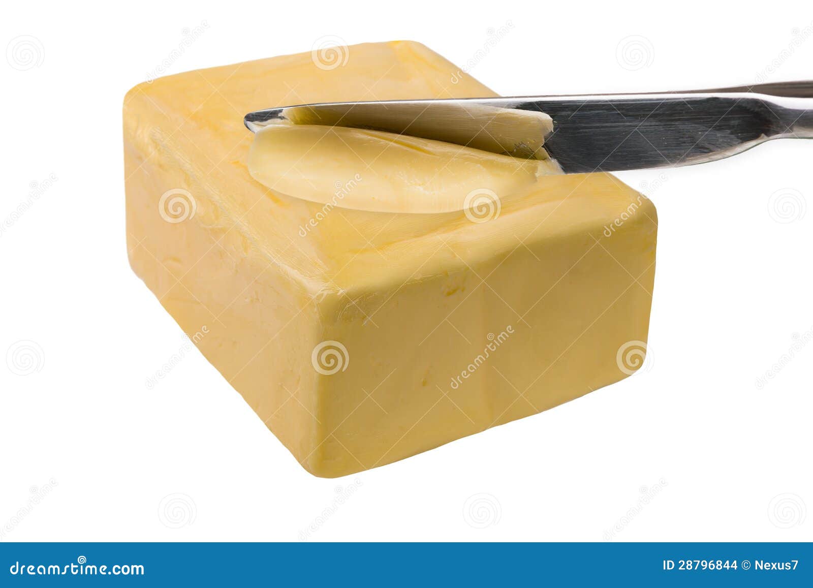 Boter stock foto. Image of boter, geïsoleerd, stuk, ingrediënt - 28796844