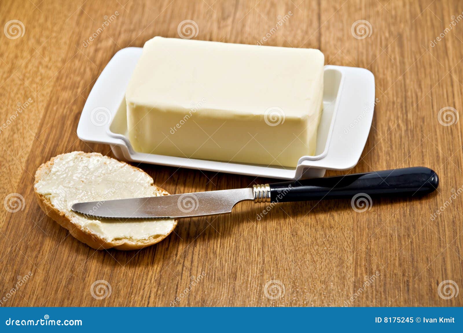 Boter stock afbeelding. Image of ontbijt, boter, margarine - 8175245