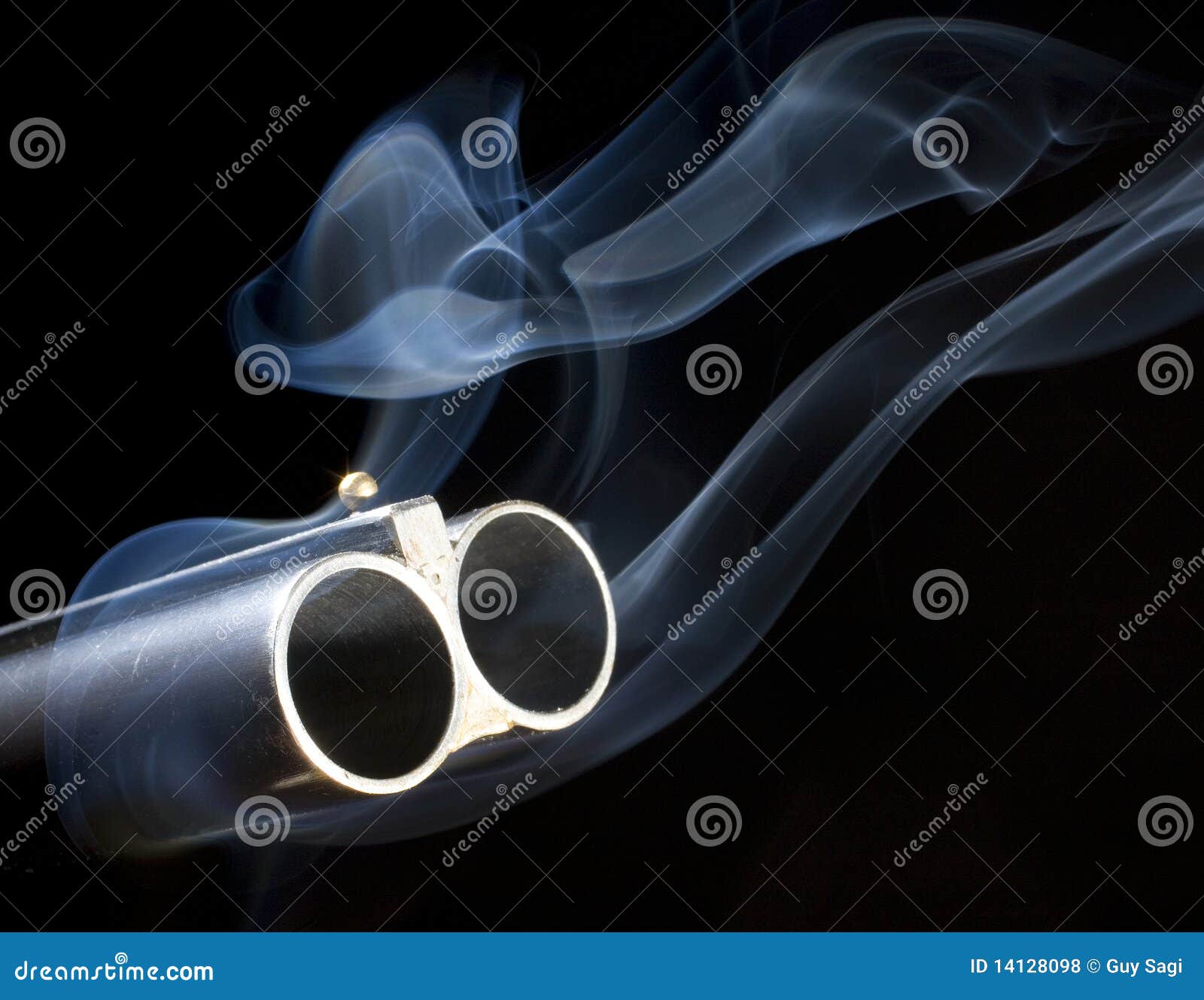 Smoking Shotgun Barrel