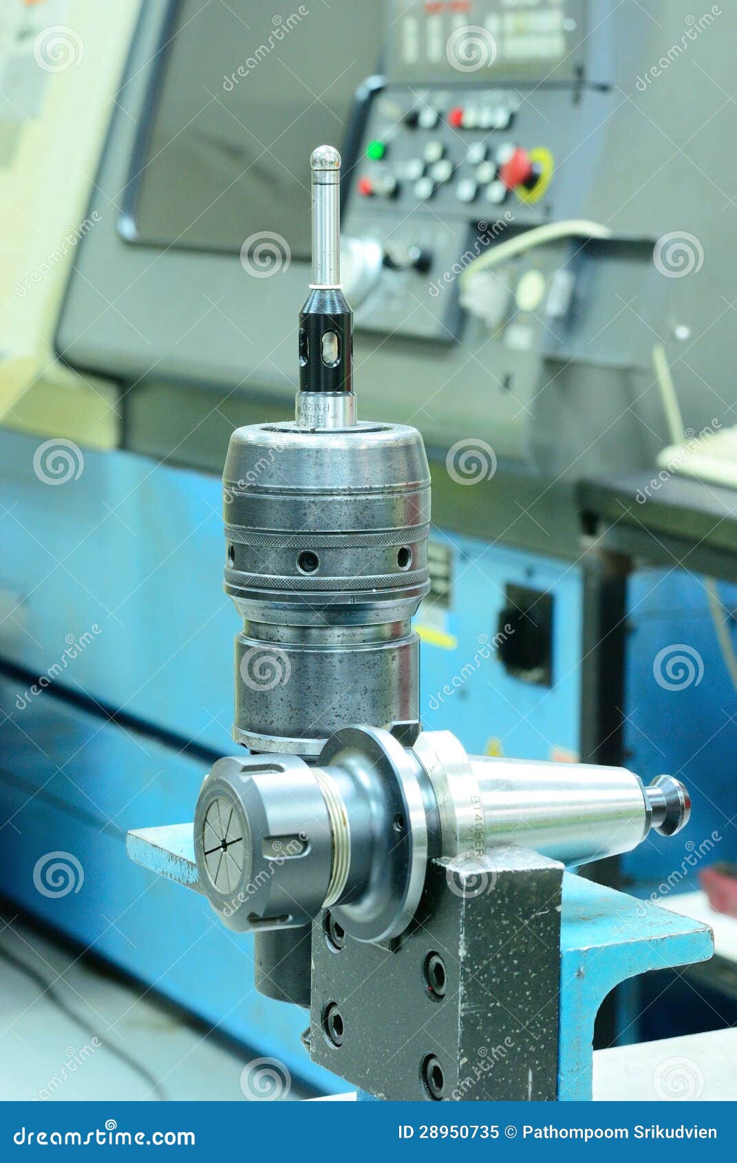 Both collet of CNC machine stock image. Image of automated - 28950735