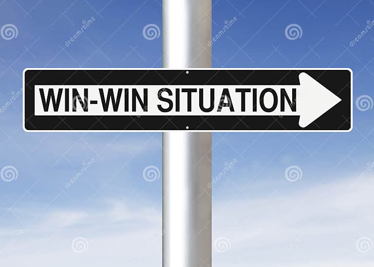 Both Sides Win stock image. Image of conceptual, concept - 58610181