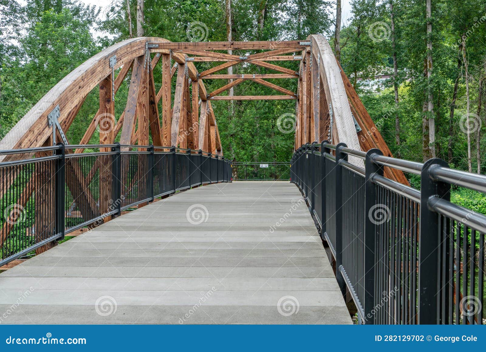 Bothell Bridge Walkway 4 stock photo. Image of bridge - 282129702