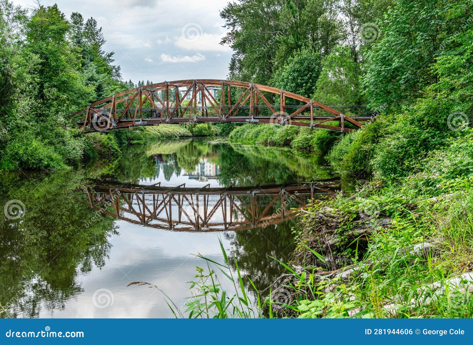 Bothell Pedestrian Bridge 6 Stock Photo - Image of tourism, scenic ...