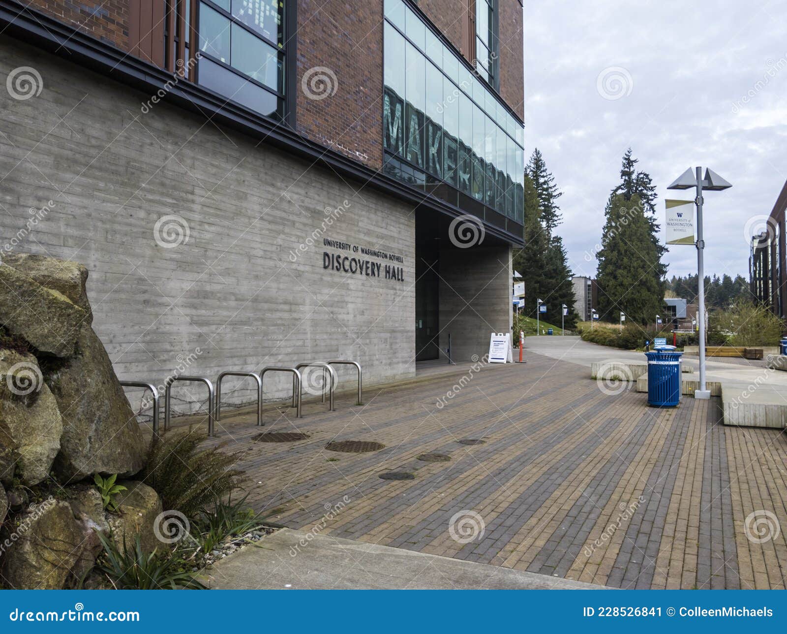 Bothell, WA USA - Circa April 2021: View of Discovery Hall and ...