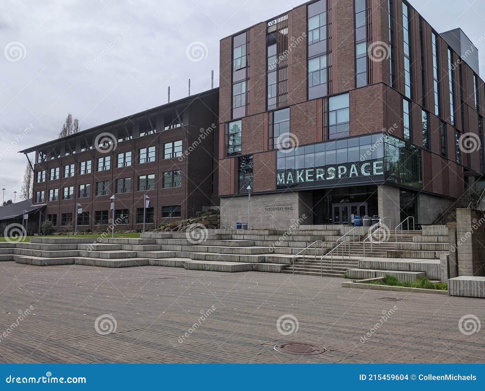 Bothell, WA USA - Circa April 2021: View of Discovery Hall and ...