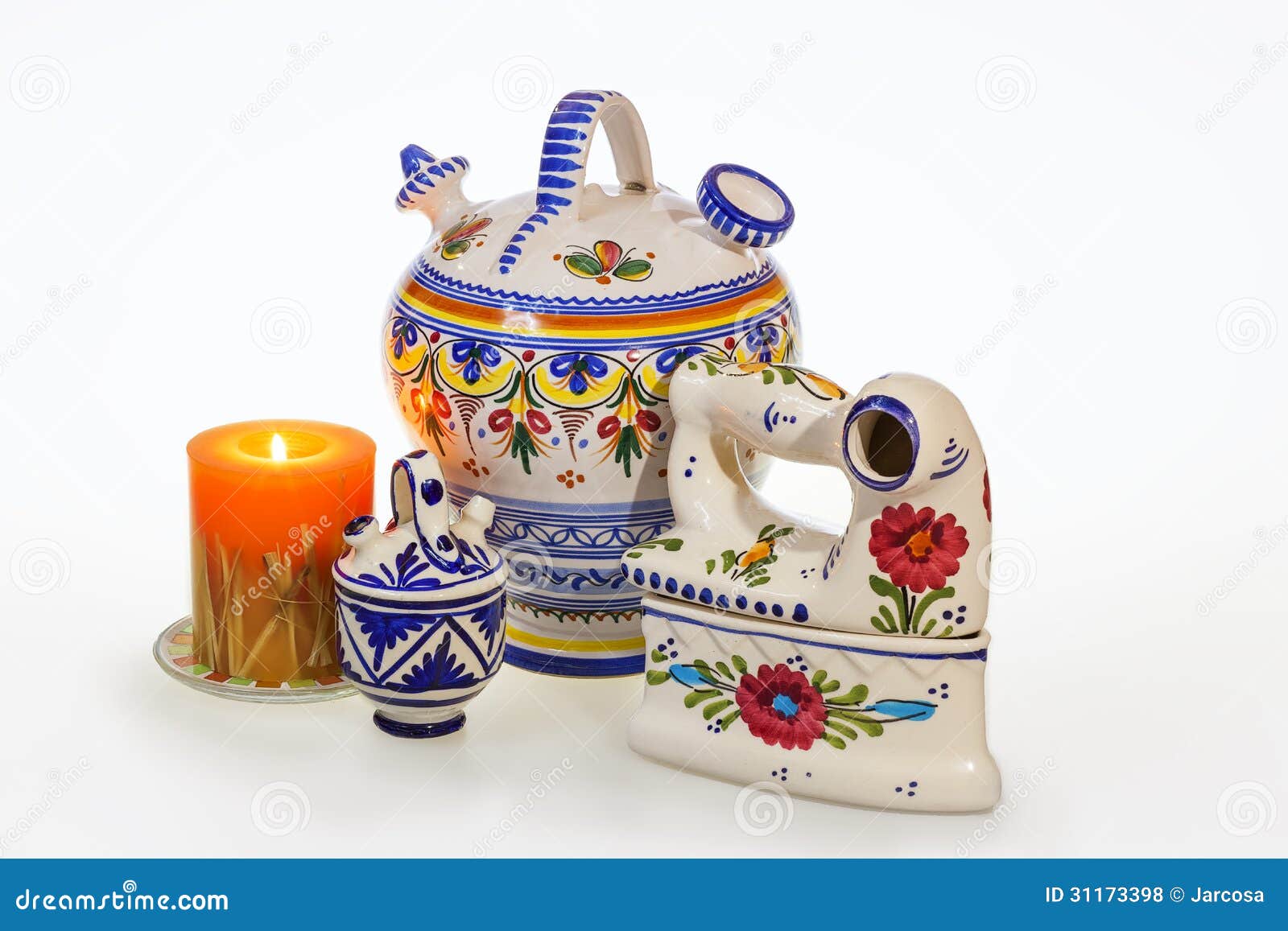 Botijo, Vessel Typical for Drinking Water Stock Photo - Image of ...