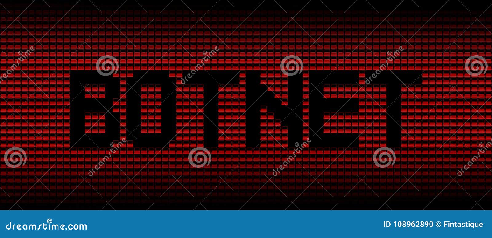 Botnet Text on Red Laptops Background Illustration Stock Illustration ...