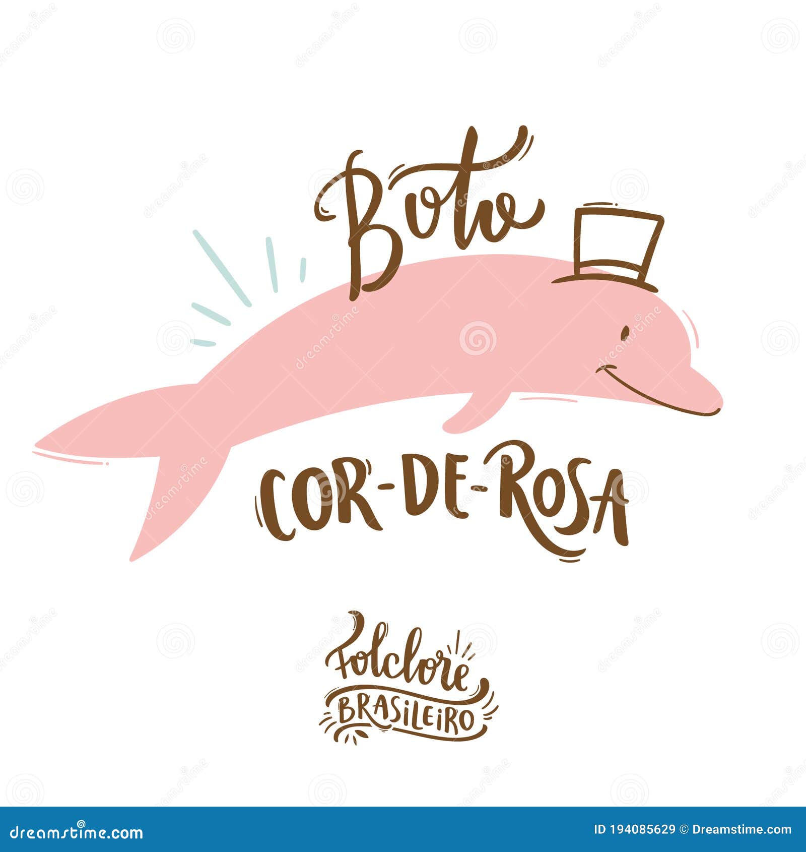 Folclore. Brazilian Folklore. Brazilian Portuguese Hand Lettering ...