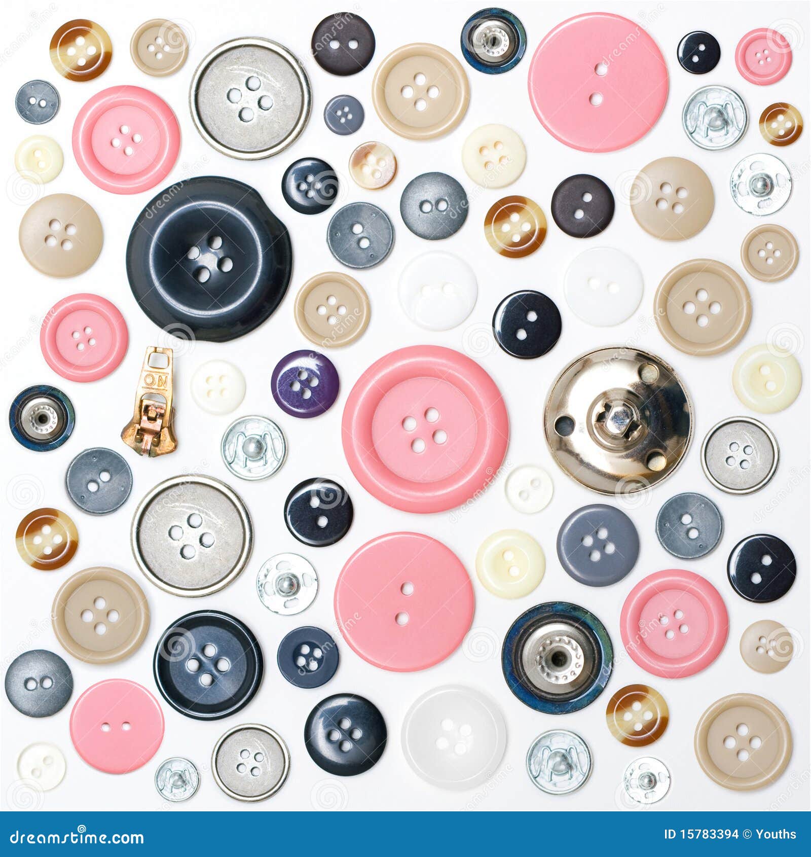 Botones antiguos foto de archivo. Imagen de gris, costura - 15783394