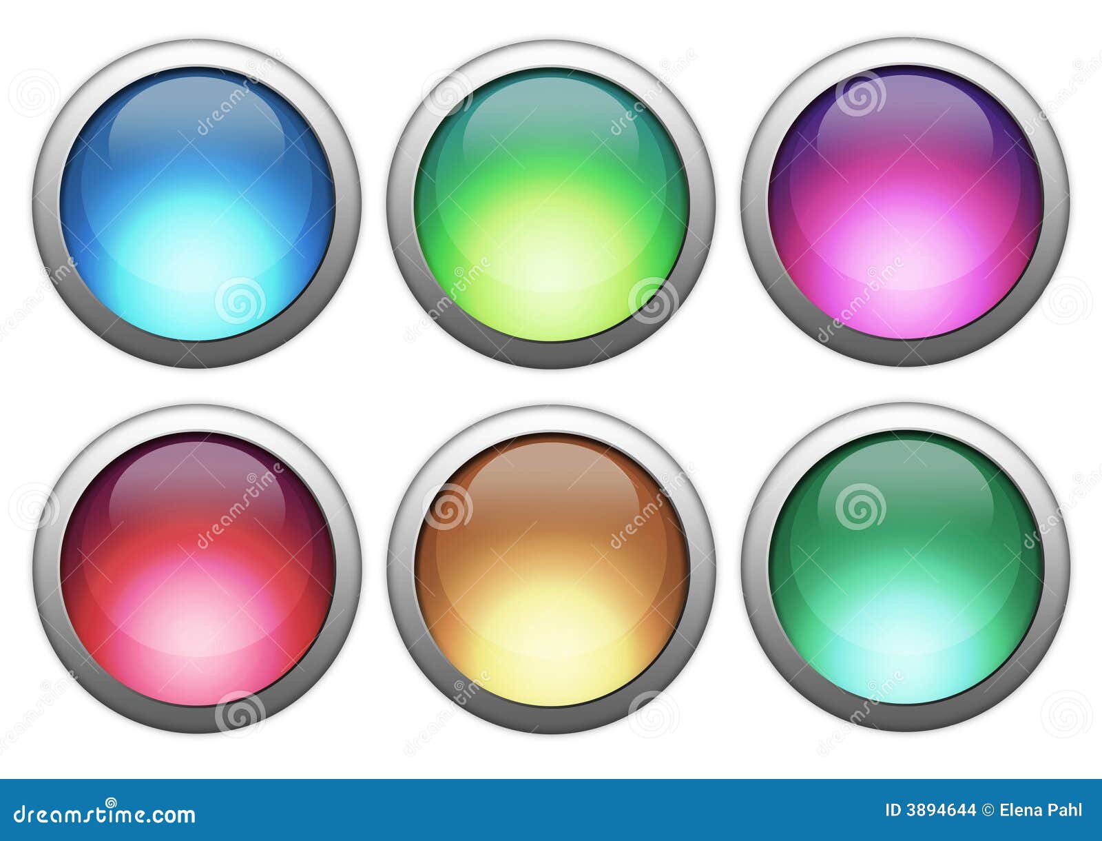 Botones coloridos stock de ilustración. Ilustración de grano - 3894644