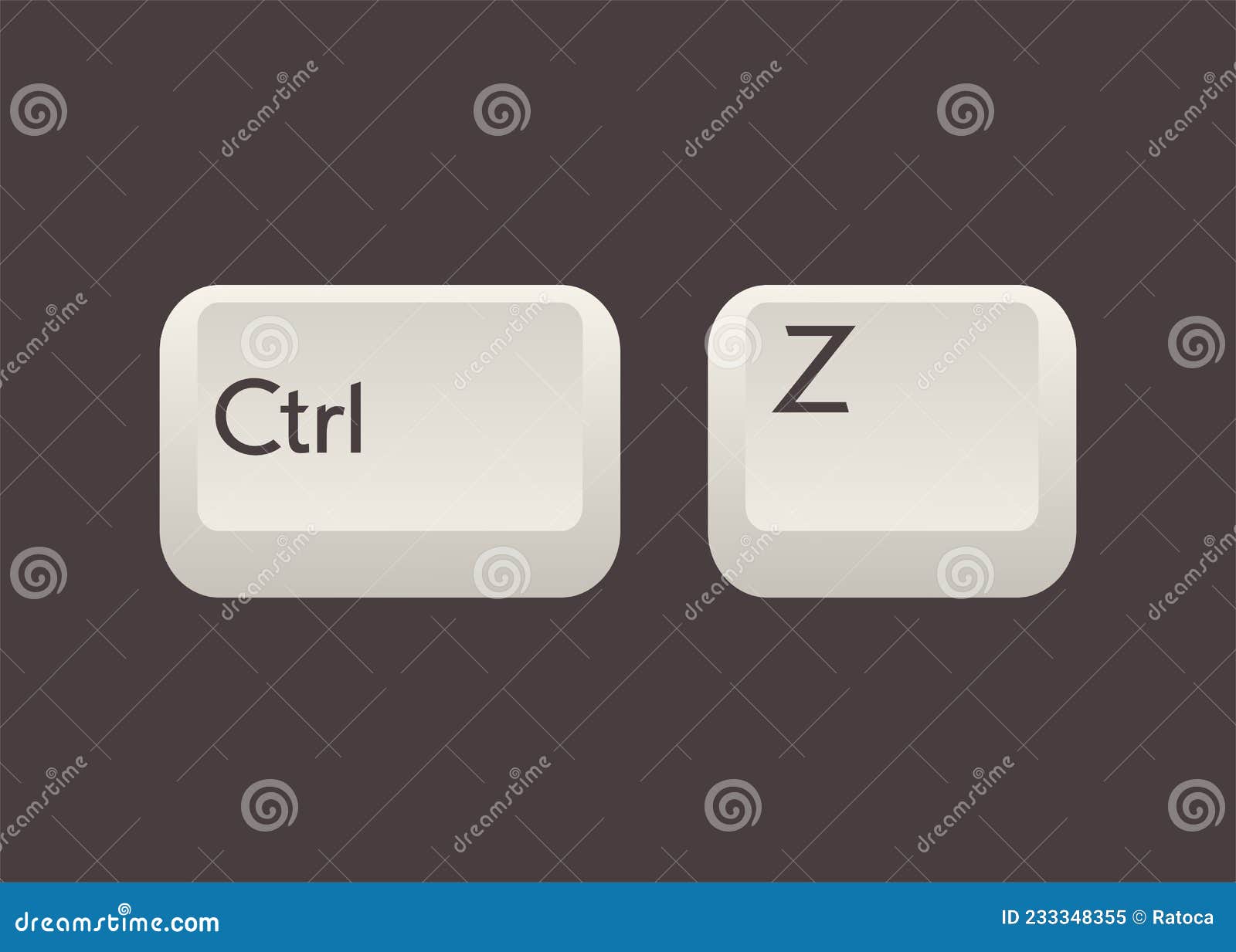 Botones de control y z ilustración del vector. Ilustración de blanco ...