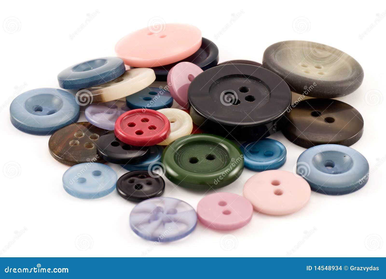 Botones de la ropa foto de archivo. Imagen de pila, color - 14548934