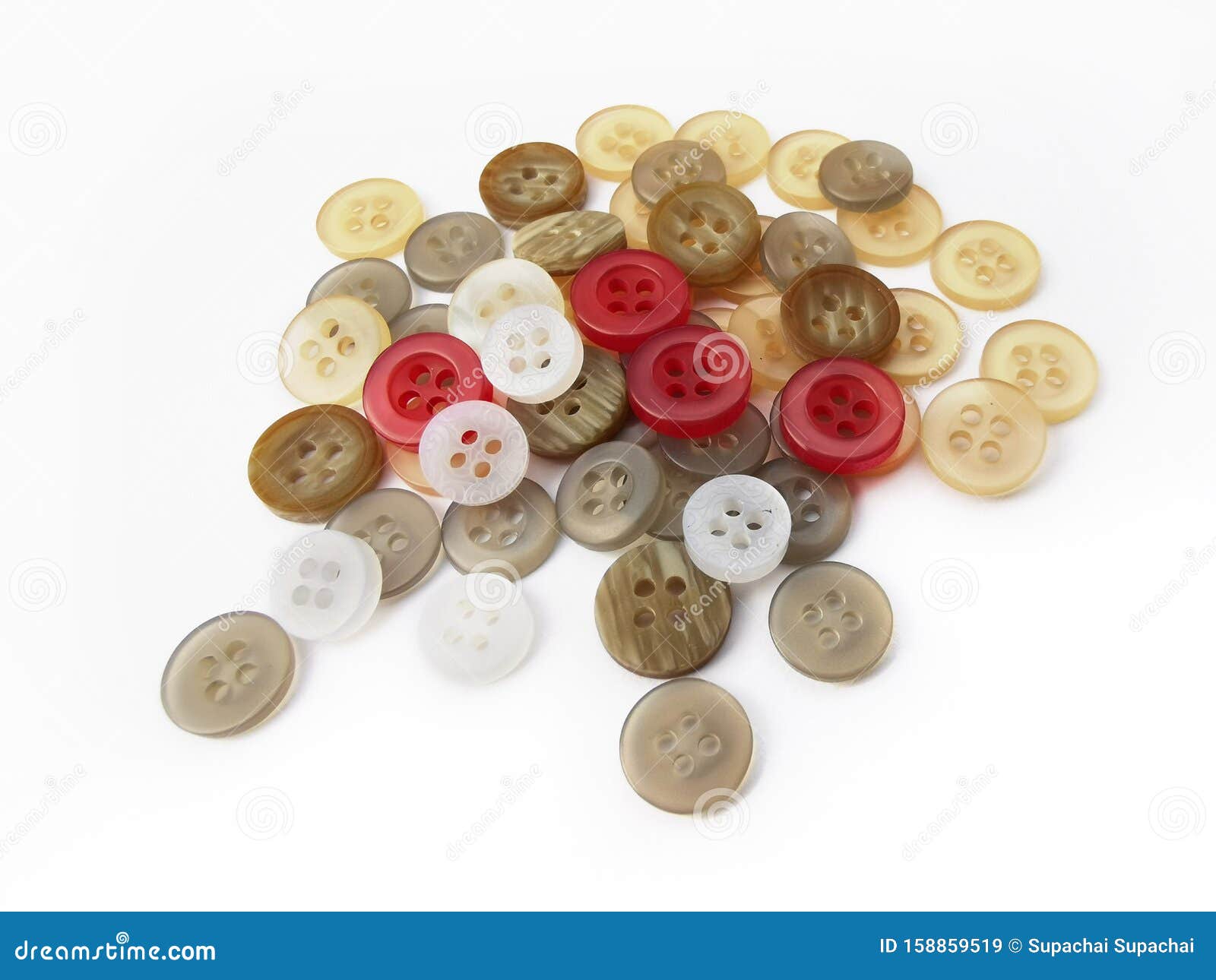 Botones De Ropa Sobre Fondo Blanco Imagen de archivo - Imagen de vario ...