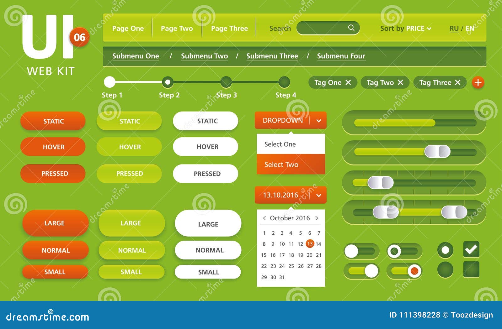 Botones Del Equipo De UI UX Ilustración del Vector - Ilustración de ...