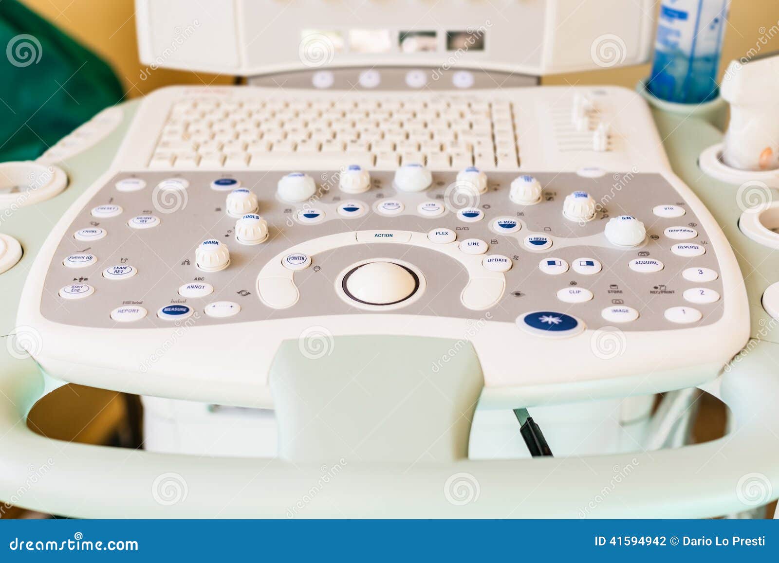 Botones del ultrasonido foto de archivo. Imagen de imagen - 41594942