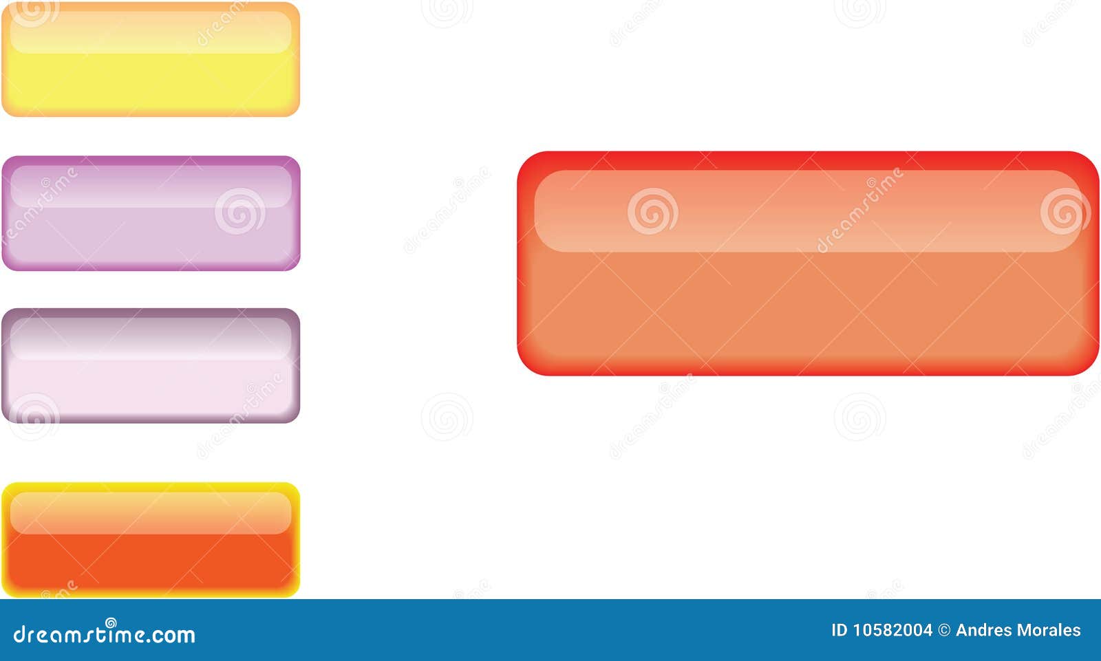Botones del vector ilustración del vector. Ilustración de brillante ...