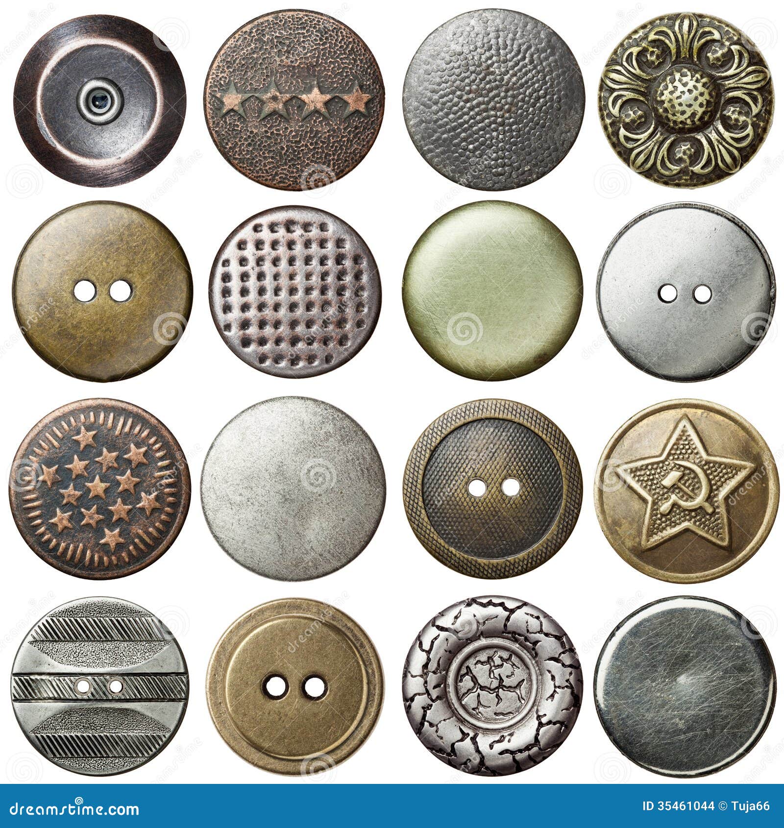 Botones del vintage foto de archivo. Imagen de objeto - 35461044
