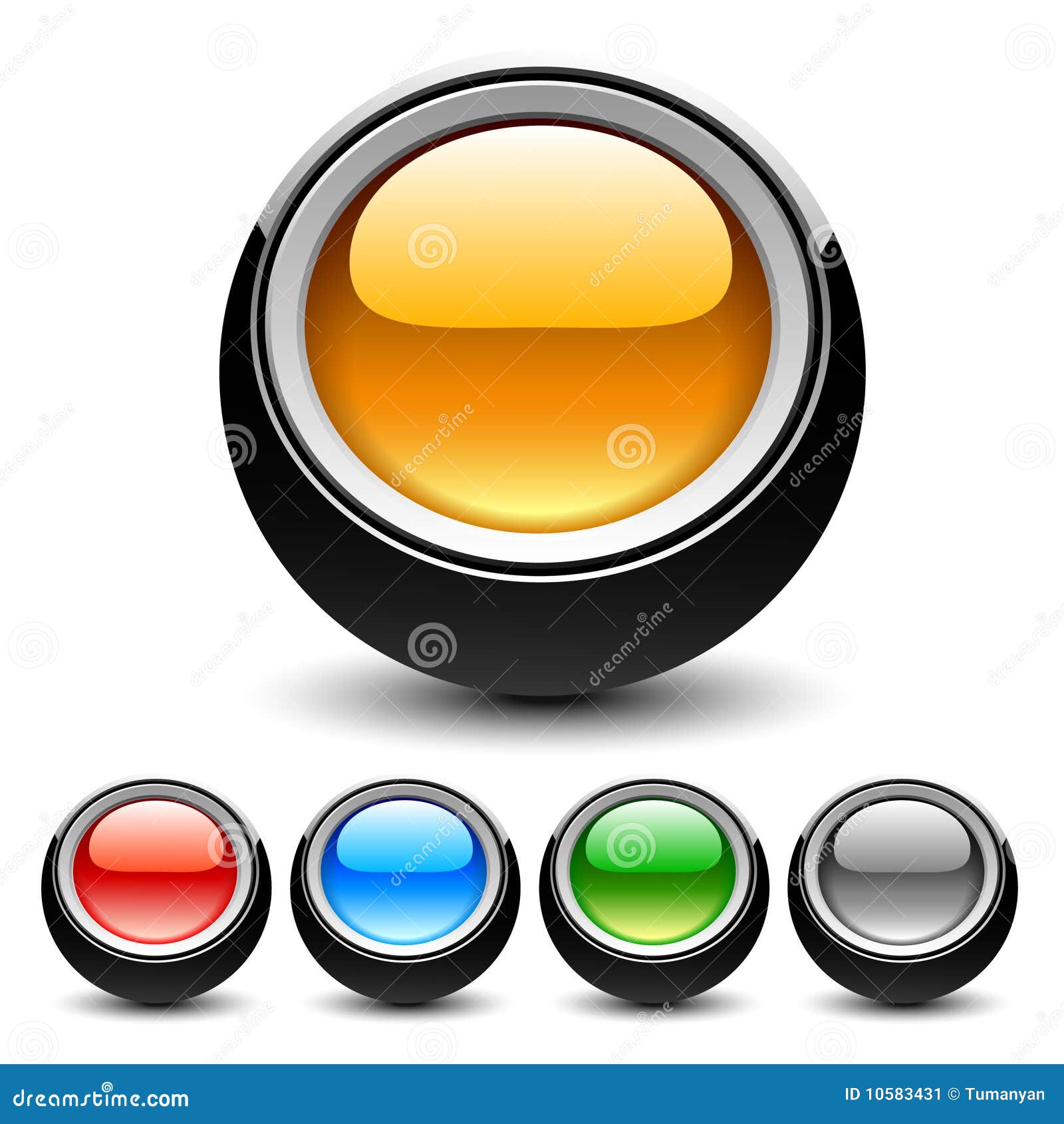 Botones Para Las Aplicaciones Web. Ilustración del Vector - Ilustración ...