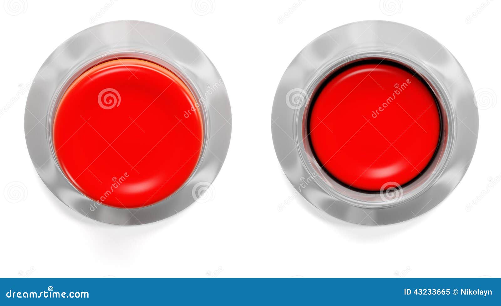 Botones rojos stock de ilustración. Ilustración de internet - 43233665