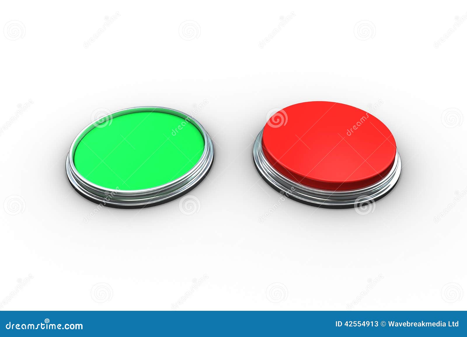 Botones rojos y verdes stock de ilustración. Ilustración de blanco ...