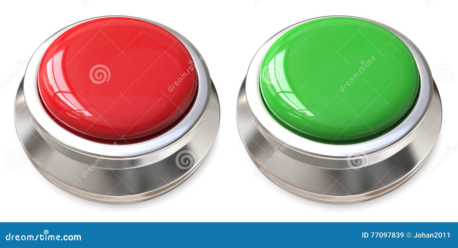 Botones rojos y verdes stock de ilustración. Ilustración de empuje ...