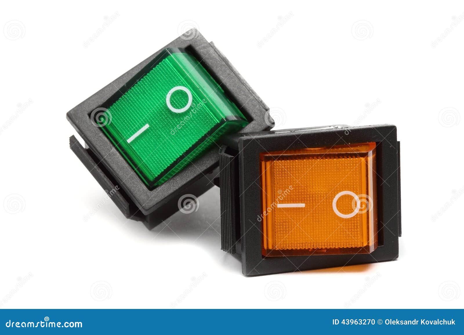 Botones verdes y amarillos foto de archivo. Imagen de blanco - 43963270