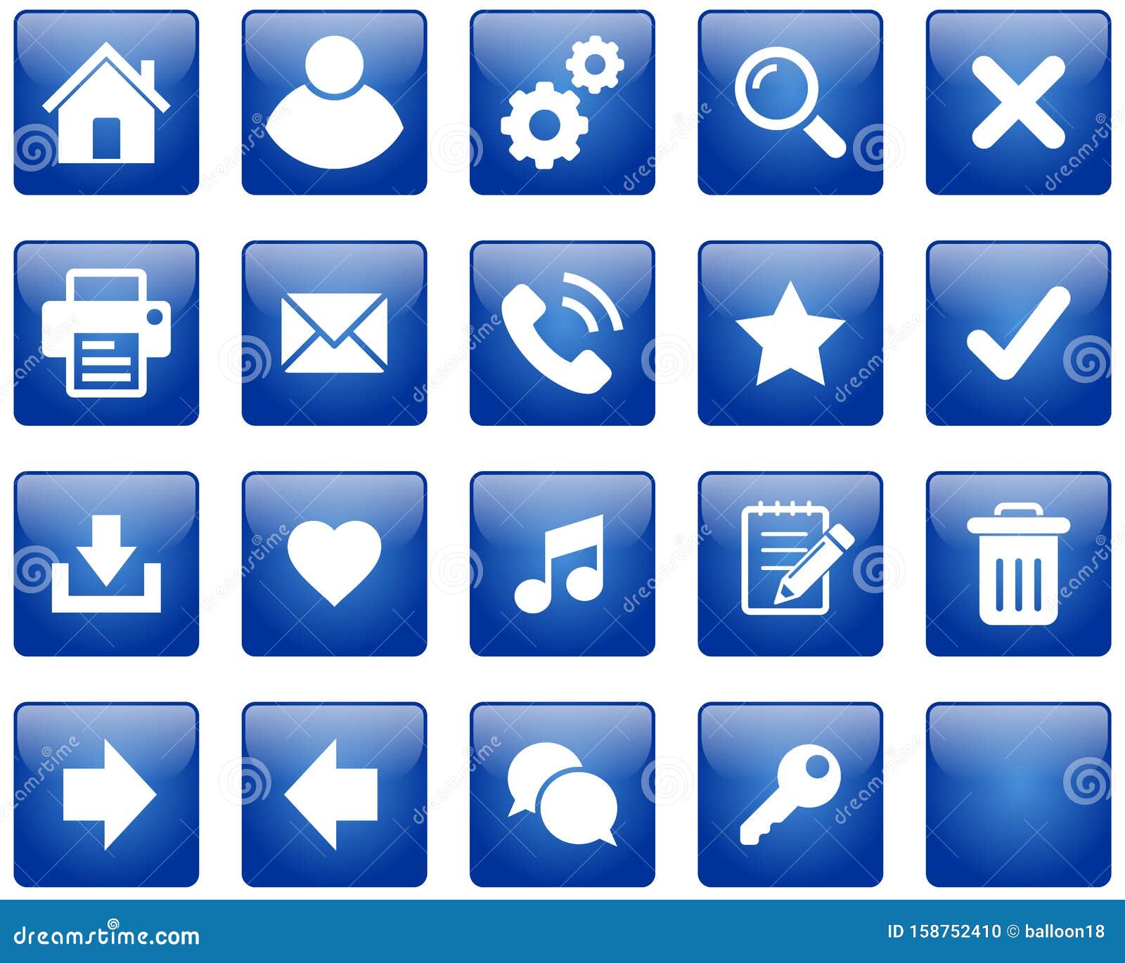 Botones Ilustraciones Stock, Vectores, Y Clipart – (160,899 ...