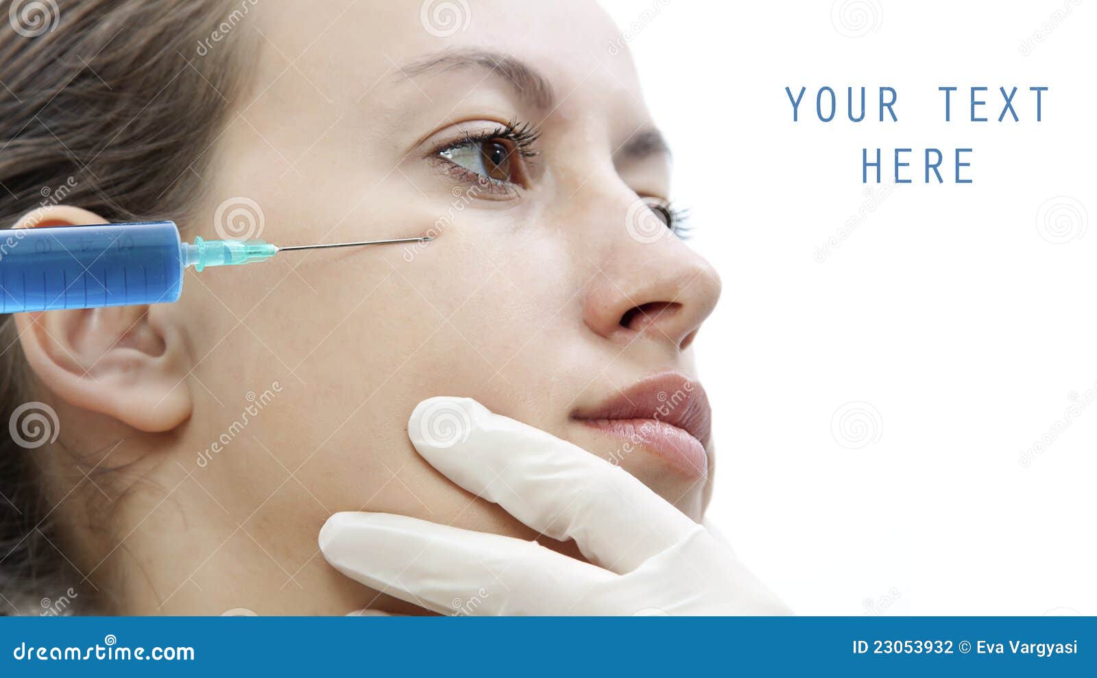Botox - cosmetic injection stock photo. Image of anesthetic - 23053932