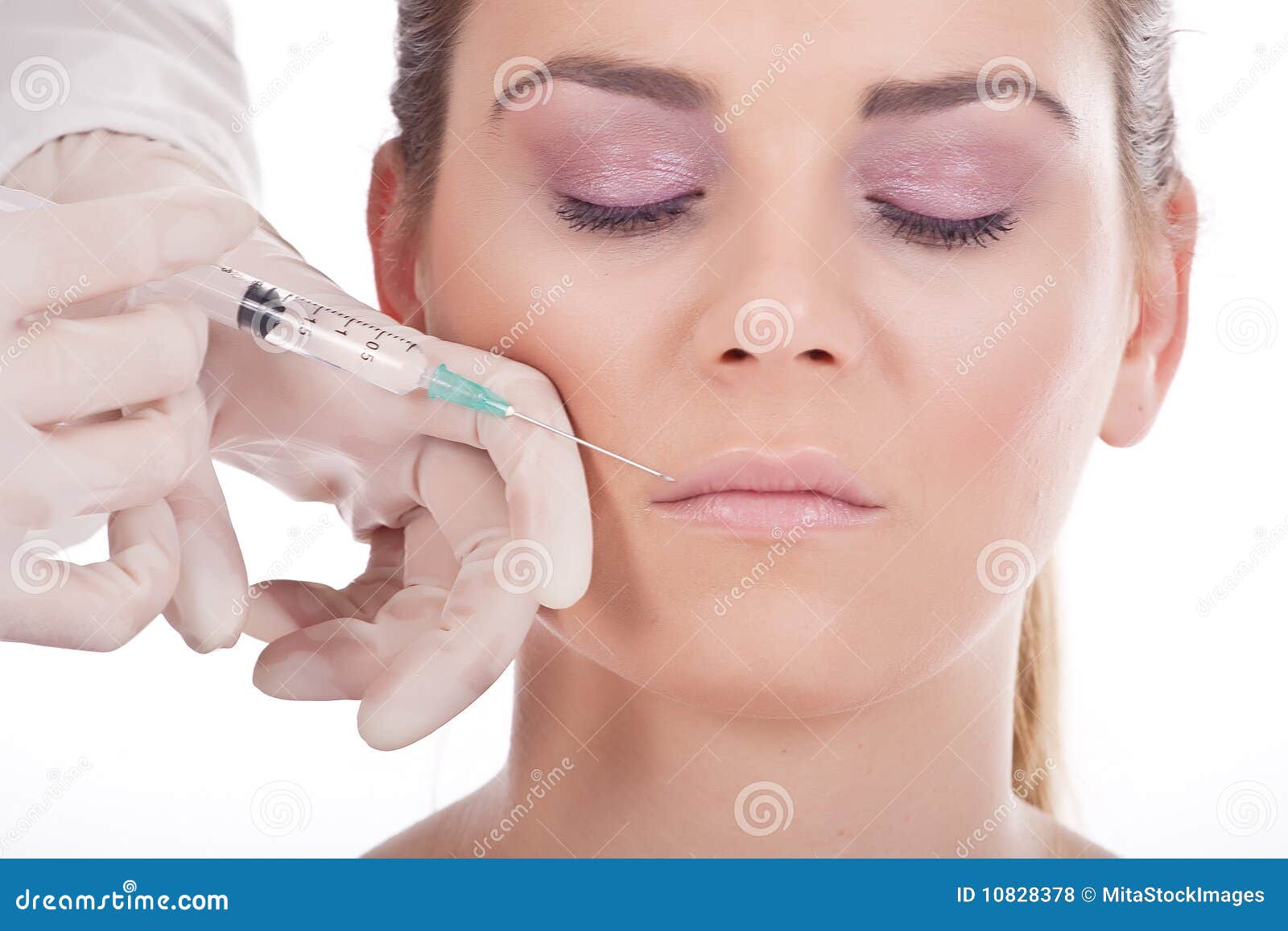 Botox injection stock photo. Image of needle, medicine - 10828378