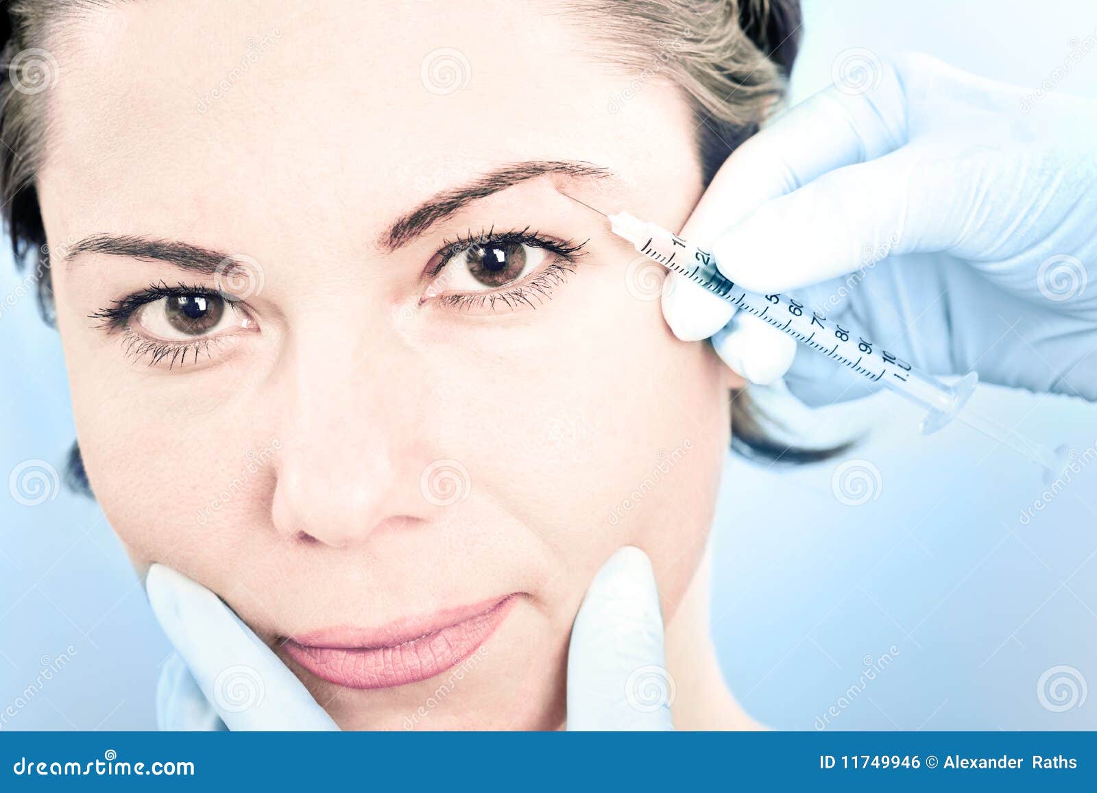 Botox injection stock photo. Image of eyes, aging, doctor - 11749946