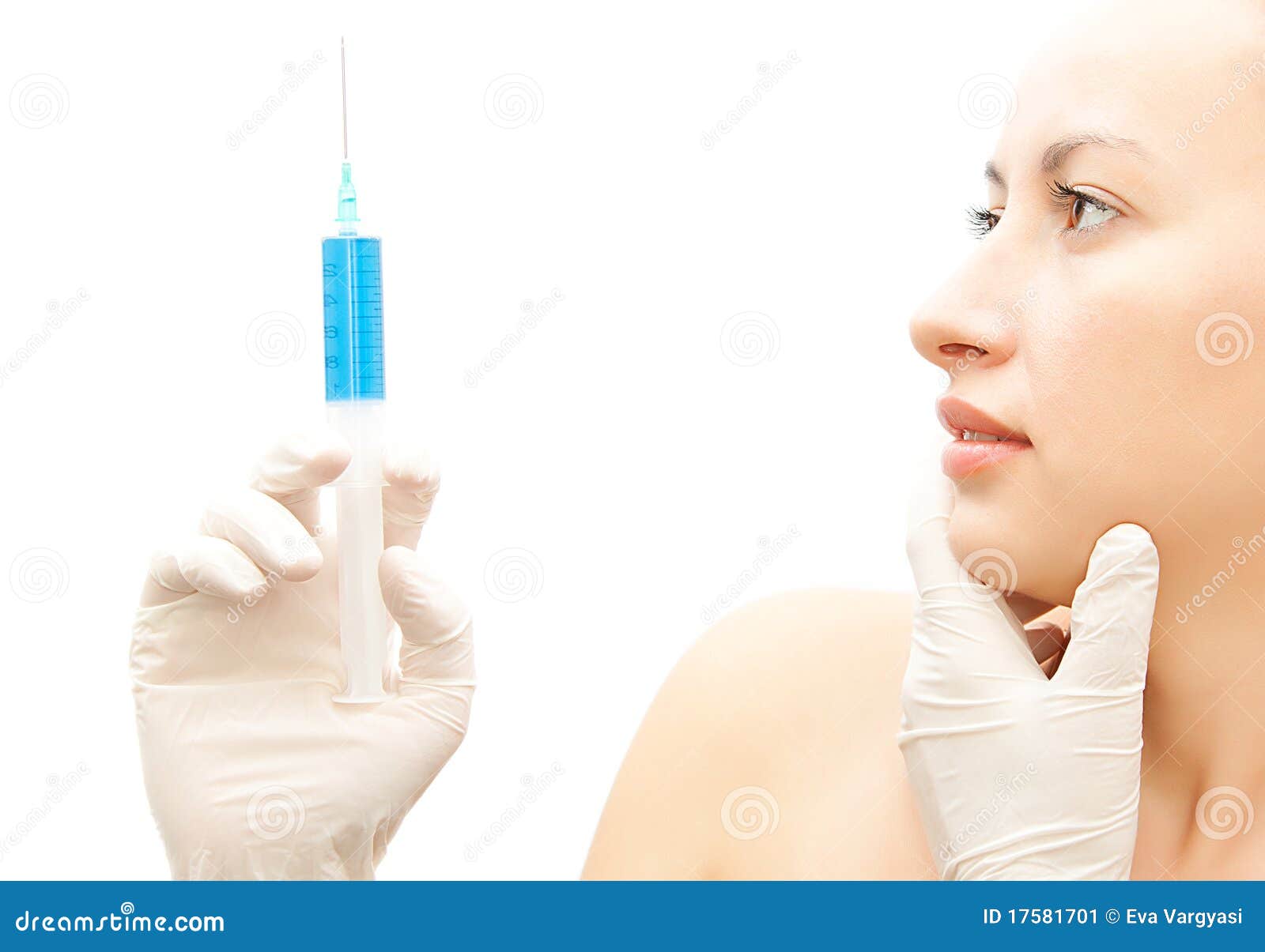 Botox injection stock image. Image of candid, face, isolated - 17581701