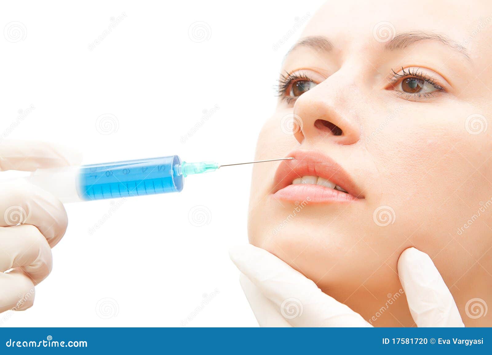 Botox injection stock photo. Image of candid, health - 17581720