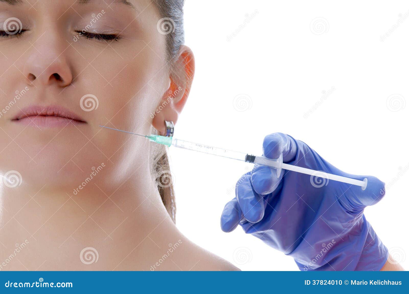 Botox injection stock photo. Image of embellishment, syringe - 37824010